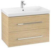 Villeroy & Boch Avento - Umyvadlová skříňka, 78x51x45 cm, 2 zásuvky, Nordic Oak A89100VJ