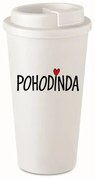 POHODINDA - bílý termohrnek 475 ml