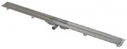 Alca Odtokové žlaby - Sprchový žlab Low 145 cm, s okrajem pro perforovaný rošt, nerez APZ101-1450