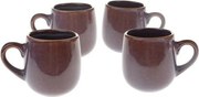 Fialové keramické hrnky na espresso v sadě 4 ks 100 ml – Dakls