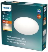 Philips - LED Stropní svítidlo se senzorem SHAN LED/12W/230V 2700K