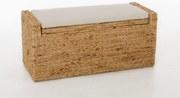 Sedací lavice COMBO, vodní hyacint, šířka 100 cm, natur