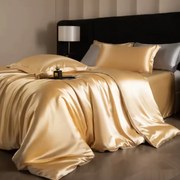 Hedvábné povlečení Velvet Gold: 140x200cm, 70x90cm