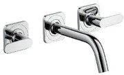 Axor Citterio M - Tříotvorová umyvadlová baterie pod omítku, chrom 34313000
