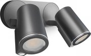 STEIN 058654 Venkovní nástěnné svítidlo SPOT DUO S CONNECT antracit 14,6W 3000K IP44 Bluetooth se senzorem - STEINEL