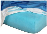 DADKA Jersey prostěradlo světlý tyrkys Rozměr 60x120x10 dětské