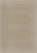 160x230 Kusový ručně tkaný koberec Tuscany Textured Wool Border Natural
