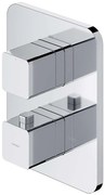 OMNIRES Parma - Termostatická baterie pod omítku, pro 2 spotřebiče, s tělesem, chrom PM7436CR