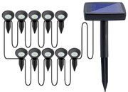 Bezdoteku LEDsolar venkovní světlo na osvětlení cesty, 10 LED, bezdrátové, iPRO, 0,5W, teplá barva