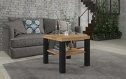 ADRK Furniture Konferenční stolek BILL 60x60 CT-Bil-ART+BM-H073