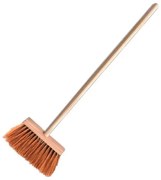 Smeták rýžový dřevěný 30cm + násada 120cm (koště chodníkové)