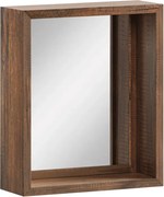 furniture-nabytek.cz - Zrcadlo Sidora 56x65 tmavá borovice
