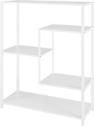 Livarno home Regál se 4 přihrádkami, bílá