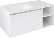 Sapho Sapho, LOREA skříňka 100x46x51, 5cm (70+30Pcm), levá, bílá matná, LE070-3131-L-11