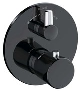 Kludi Balance - Termostatická baterie pod omítku, pro 2 spotřebiče, matná černá/chrom 528108775