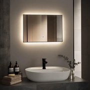 BRILAGI -LED Koupel. zrcadlo SUELLO LED/20W/230V 40x60 cm IP44 CRI 90 stm. + CCT