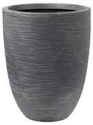 Capi Waste Rib NL Vase Elegant Low Terrazzo Grey Ø 46 cm / V 58 cm