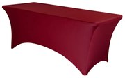 Elastický potah EXTREME na skládací stůl 180-183x76 cm VÍCE BAREV Barva ubrusu: VÍNOVÁ / CLARET
