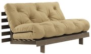 Rozkládací pohovka v béžovohořčicové barvě 140 cm Roots – Karup Design