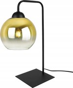 Stolní Noční Lampa Zlaté Led Stínidlo 15 CM