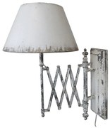 Krémová antik nástěnná lampa Vintage Lamp - 38*63*56 cm/ E27/ 60W