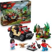 Lego jurassic world 76972 únik před raptorem v terénním autě 5702017812779