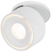 Paulmann 93372 Spircle, bílá zápustná bodovka, 8W LED 3000K, prům. 7,8cm
