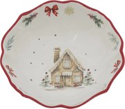 Vánoční keramická miska Chalet de Noël – Ø 14*4,5 cm / 300ml