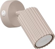 Taupe kovové bodové svítidlo 8x16 cm Gleam – Sollux