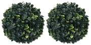 Umělé buxus koule 2 ks 22 cm