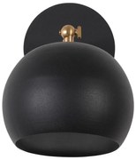 Černé nástěnné svítidlo ø 15 cm Stiva – Opviq lights
