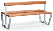 Venkovní lavice Club - 1,5m, teak