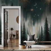 Fototapeta - Hvězdný les (245x170 cm)