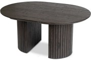 Rozkládací jídelní stůl Jack 120-160cm MDF Tmavý dub