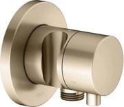 Keuco IXMO Comfort - Přepínací ventil pod omítku, pro 3 spotřebiče, s připojením a držákem sprchy, kartáčovaný bronz 59548031201