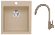 Alveus - Set dřezu Cortina 20 a baterie Kati, beige SETA25964