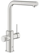 GROHE 30601DC0 - Dřezová baterie BLUE PURE s výsuvnou koncovkou nerez