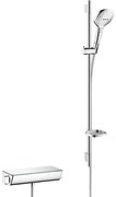Hansgrohe Raindance Select E, sprchová souprava 120 3jet na zeď s termostatem Ecostat Select a sprchovou tyčí 90 cm, chromová, HAN-27039000