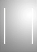 Kristall-Form Zrcadlo Merkur s LED osvětlením, 70 x 50 cm