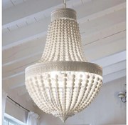 Ideal Lux - Lustr na řetězu MONET 6xE14/40W/230V pr. 50 cm konopí/bílá
