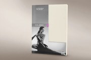 Kneer Prostěradlo Fein Jersey Natur Rozměr: 180x200-200x200 cm