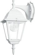 FAN LANT-ROMA/AP1B BCO Venkovní nástěnné svítidlo DOWN ROMA bílá, 1xE27, IP44, 19,5 x 35 x 14,6 cm - FANEUROPE