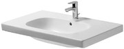 Duravit D-Code - Umyvadlo nábytkové 85x48 cm, s přepadem, s otvorem pro baterii, bílá 03428500002