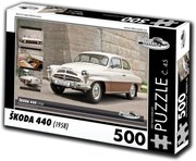 Puzzle retro-auta puzzle č. 45 škoda 440 (1958) 500 dílků