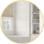 HOMCOM kulaté nástěnné zrcadlo 61 cm – zlatý rám ze slitiny hliníku, dekor do koupelny, obýváku i ložnice | Aosom