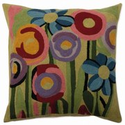SCANquilt povlak ART WOOL garden multi 45 x 45 cm