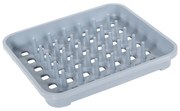 Šedý plastový odkapávač 38x33,5 cm Eco Range – Addis
