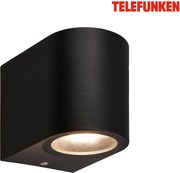 TF 322905TF TELEFUNKEN venkovní nástěnné svítidlo, ochrana proti stříkající vodě, bez vypínače, černá - BRILONER