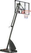 SPORTNOW Výškově nastavitelný basketbalový stojan 293-350 cm s odvalovací ocelovou deskou pro zahradu a sportoviště | Aosom.de