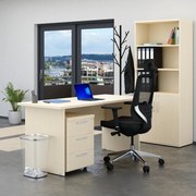 Sestava kancelářského nábytku Visio 2, 160 cm, javor